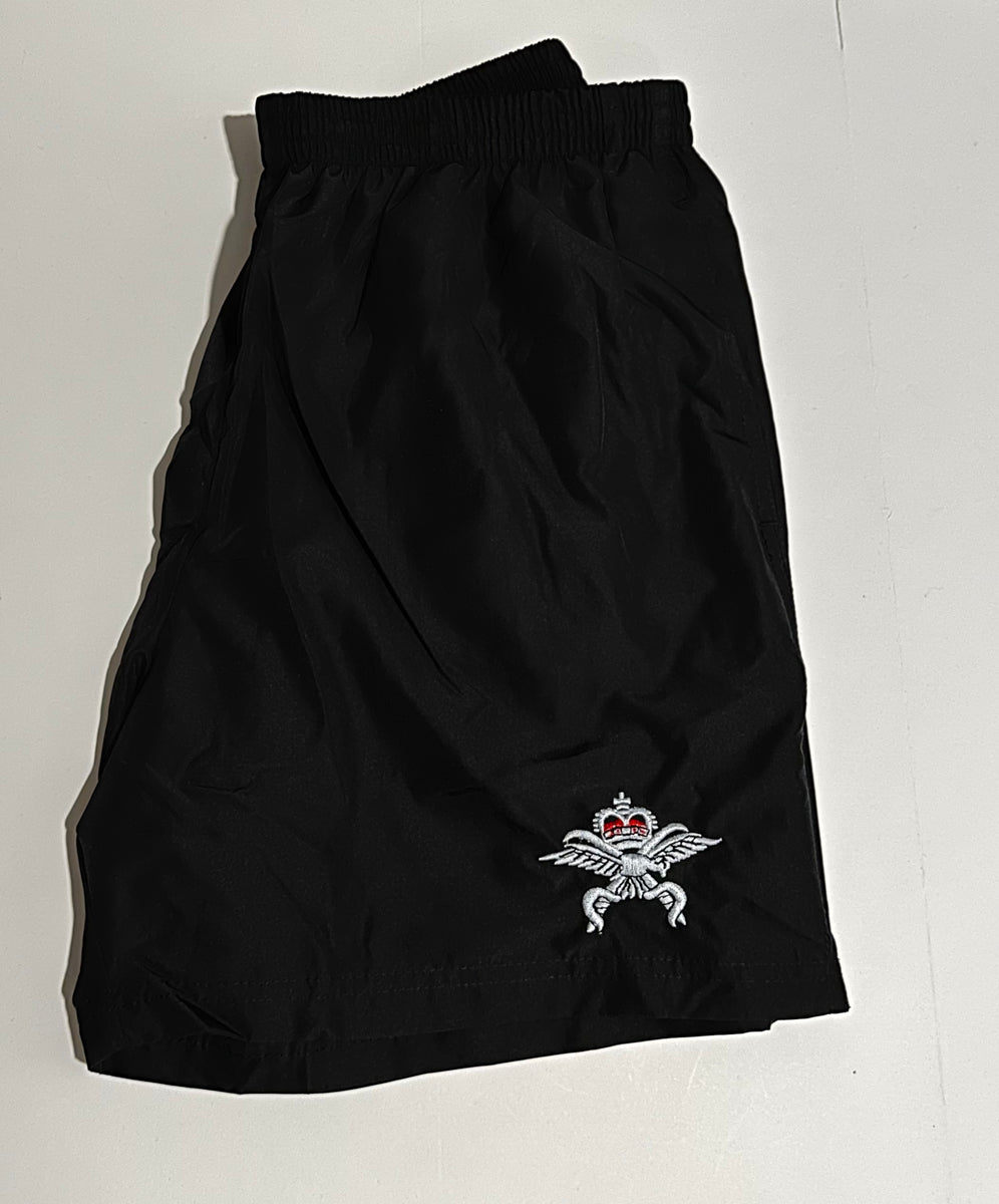 RAF Black PTI Running Shorts – C1000 Stitches